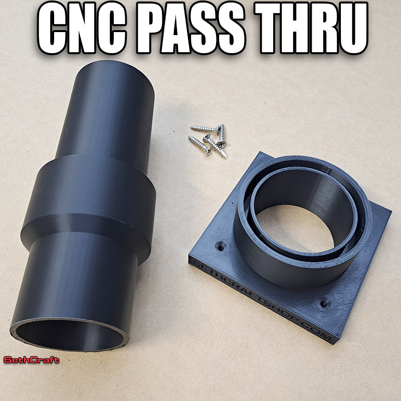CNC Dust Extractor Wall Pass Thru – SethCraft Shop
